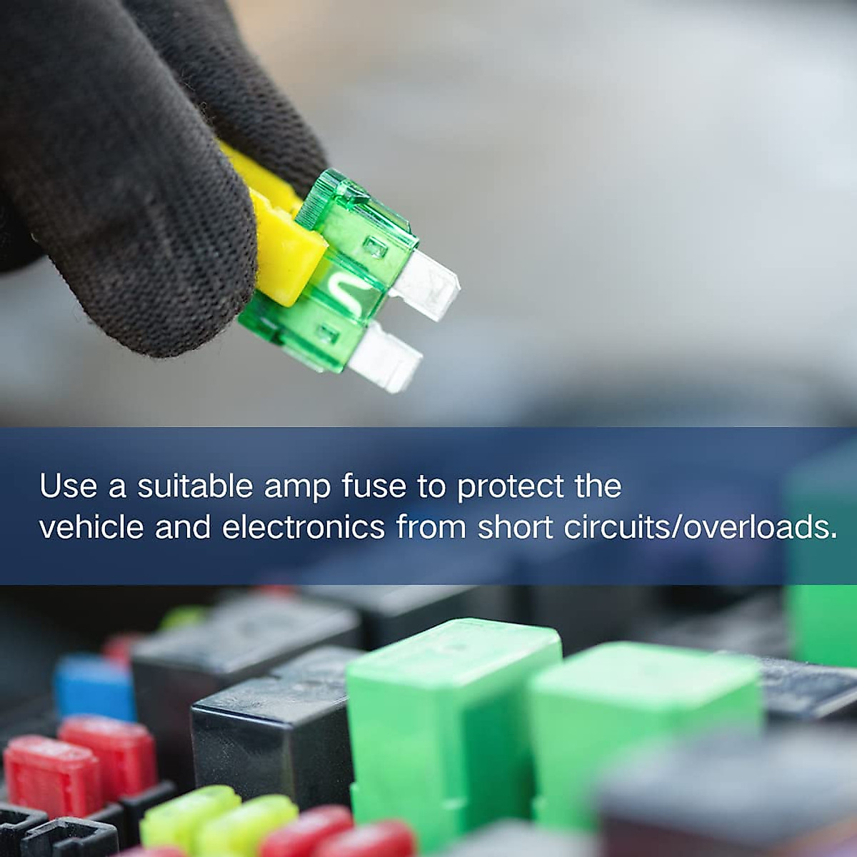 ZIPCCI 120 Pcs Standard Car Fuse, Fuses Assortment kit(1A/2A/3A/5A/10A/15A/20A/25A/30A/35A/40AMP) Automotive Blade Fuse for RV, Truck, Marine, Auto Accessories