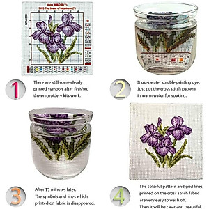 shuizemu Custom Stamped Cross Stitch Kit Stitch Your Photo Create Your Own Memory Counted Cross-Stitch Personalized Embroidery Kit for Baby Pets or Family (15.75" X 19.69"/40cm X 50cm)