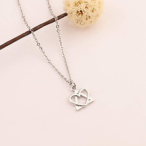 BEKECH Adoption Jewelry Adoption Gift Adoption Heart Pendant Necklace Adoptive Mom Jewelry Foster Mom Gift Stepmom Gift (Adoption necklace)