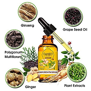 5 PACK Hair Growth Serum Liquid Hair Loss Treatment for Women & Men Dense Thicken Hair