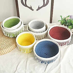 Cotton Line Makeup Storage Basket No Sharp Corners Large Capacity Small Debris Box