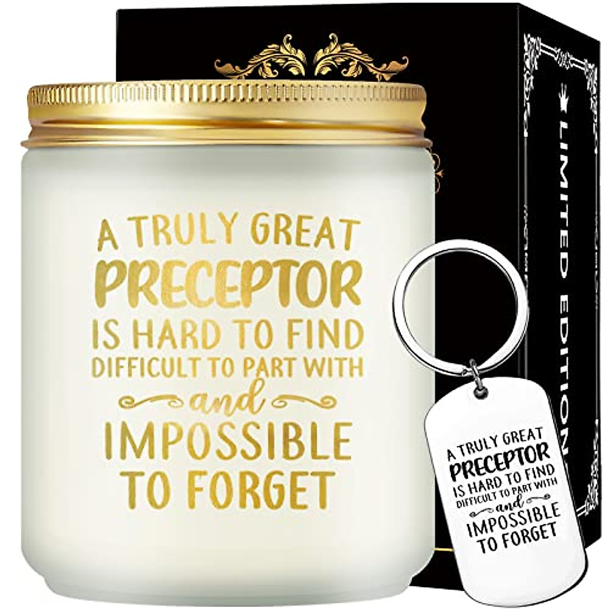 Maybeone Preceptor Gifts Nursing - A Truly Great Preceptor is Hard to Find - Lavender Scented Candle Gifts for Preceptors - Nurse Preceptor Gifts - Thank You Gifts for Preceptor