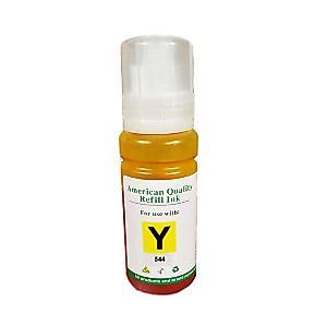 Vivid Colors Compatible Ink Bottle Replacement for 544 T544 use with EcoTank L3110 L3150 All-in-One Printer (Black, Cyan, Magenta, Yellow, 4-Pack)