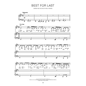 Adele: The Complete Collection - 62 Songs Arranged for Piano, Voice and Guitar