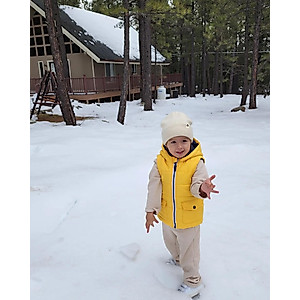 FURTALK Baby Beanie Fleece Lined Toddler Winter Hat Boys Girls Knit Warm Beanies Kids Ski Hats for 0-8 Years