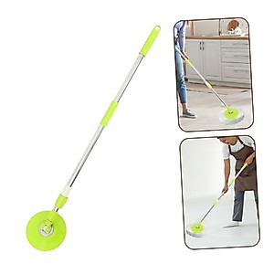 Anneome Rotating Mop Rod Replacement Mops Stick Pole Commercial Cleaning Mop Handle Detachable Mop Pole Mop Head for Rotary Mop Bucket Domestic Straight Mop Rods Green Stainless Steel