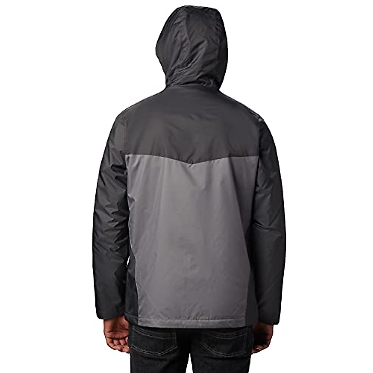 Columbia Men's Glennaker Sherpa Lined Jacket, Shark/City Grey, X-Large