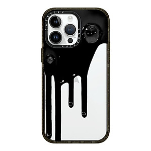 CASETiFY Impact iPhone 14 Pro Max Case [4X Military Grade Drop Tested / 8.2ft Drop Protection] - Black DRIP - Glossy Black