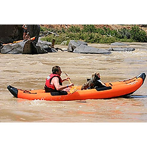 Airhead Montana Kayak Two Person Inflatable Kayak , white, 12 ft