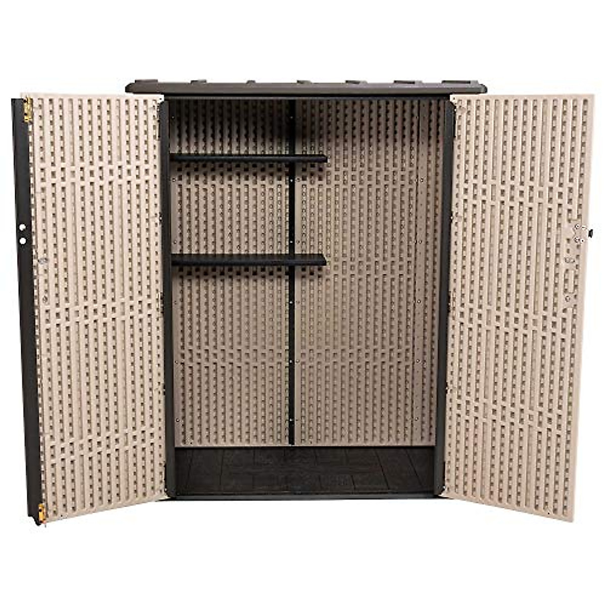 Lifetime 60326 Vertical Storage Shed, Pack of 1, Desert Sand