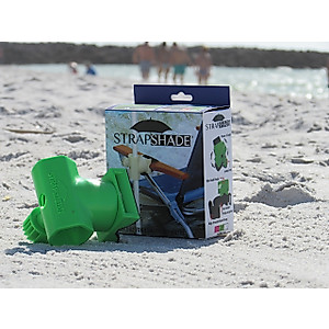 Beach Umbrella Anchor Mount Strap Shade (Color: Pink , White , or Green) (Pink)