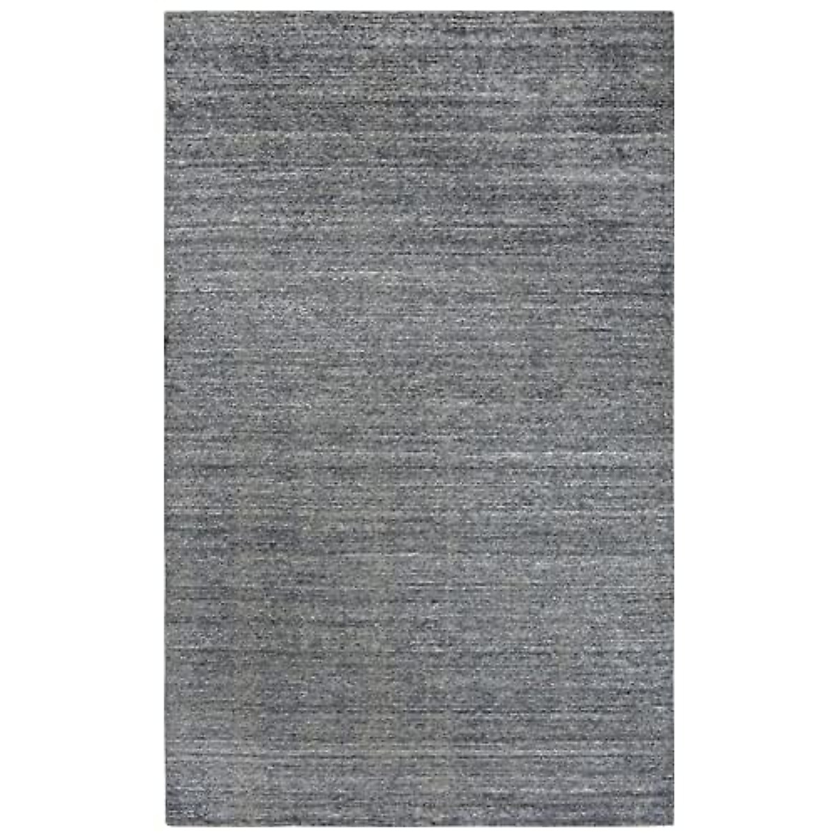 Rizzy Home | GH719A | Grand Haven Collection | Wool / Viscose Area Rug | 8' x 10' | Denim /Gray/Rust/Blue Solid