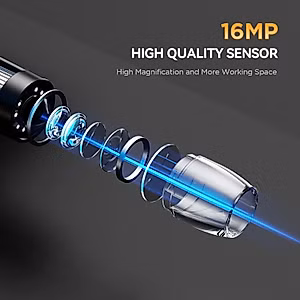 Elikliv EDM9 Pro 7" HDMI Digital Microscope, 1200X Coin Microscope for Adults,1080P Soldering Microscope,16MP Coin Magnifier,IPS Screen,10 LED Lights, Compatible with Windows/Mac OS