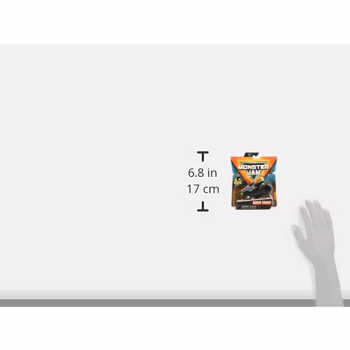 Monster Jam 2021 Spin Master 1:64 Diecast Monster Truck with Wheelie Bar: Spectre Grave Digger