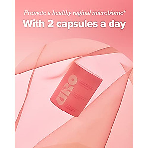 URO Vaginal Probiotics for Women pH Balance with Prebiotics & Lactobacillus Probiotic Blend - Women's Vaginal Health Supplement - Promotes Healthy Vaginal Odor & Vaginal Flora, 60 Count (Pack of 1)