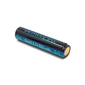 Demonfire 10440 Button Top 600mAh 3.7V Li-Ion Protected Rechargeable Battery (6 Pieces)