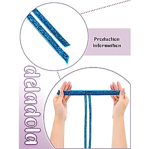 deladola Leg Wraps Rave Shiny Leg Straps Party Elastic Garter Music Festivals Costume for Women and Girls