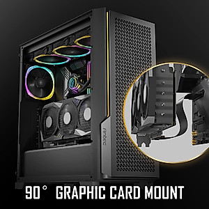 Antec PCIE 4.0 Riser Cable, GPU PCIE Riser Cable, PCIE 4.0 16x High Speed Riser Cable 90 Degree Connector 200mm Black, Compatible with RTX3090, RTX3080, RTX3070, RTX3060TI, RX6900XT, RX6800