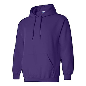 Gildan Men's Fleece Hoodie Sweatshirt, Style G18500, Multipack, Violet, 3X-Large