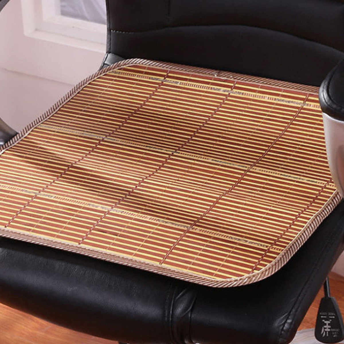 GEORPE Chair Pads Summer Household Bamboo Seat Pad Cool Car Seat Cushion Sofa Non-Slip Mat Modern Home Office
