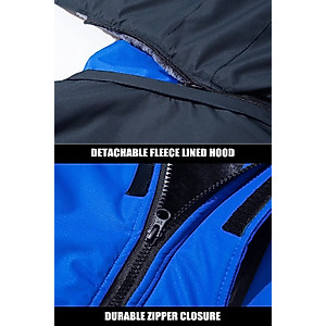 MAGCOMSEN Tactical Jacket Men Snowboard Snow Rain Jacket Winter Jacket Military Jacket Ski Jacket Winter Coats for Men Waterproof Jacket Parka Work Jacket