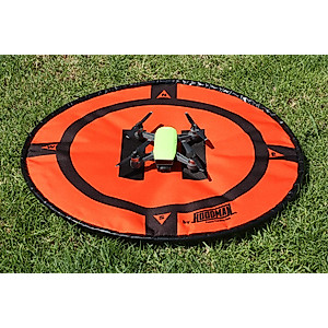 Hoodman 2 foot weighted Drone Landing Pad fits dji mini 3 pro, dji mini 2, dji mavic 3, dji fpv, dji mavic classic 3, dji mavic pro, dji mavic 3 classic, dji spark, dji air 2, dji fpv accessories