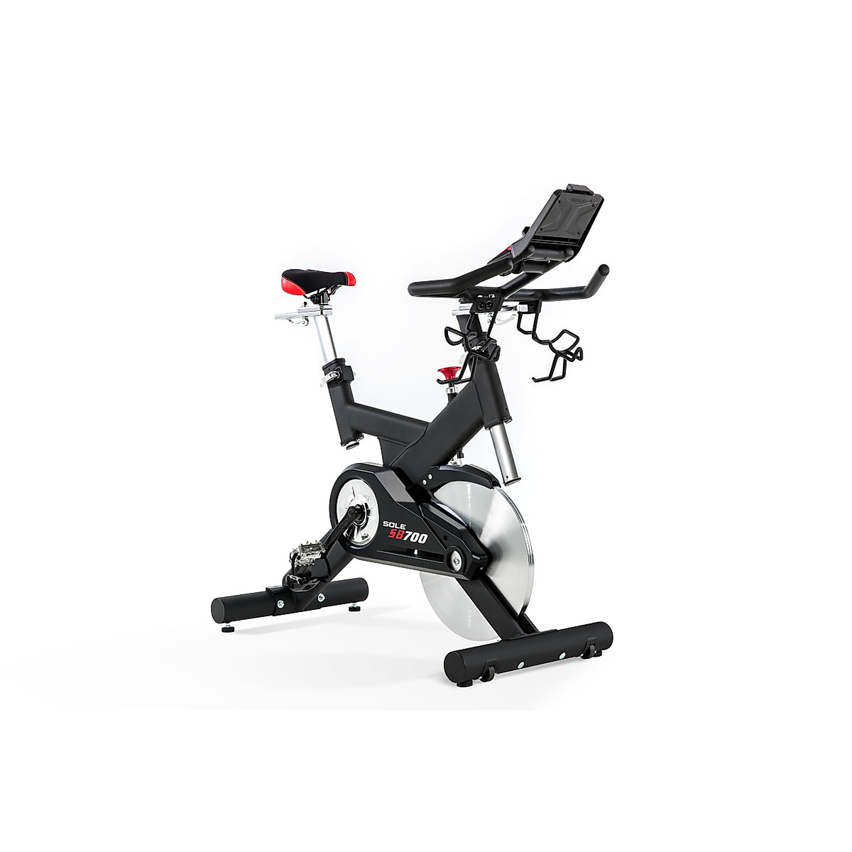 SOLE Fitness SB700 Light Upright Indoor Stationary Bike, Home and Gym Exercise Equipment, Smooth and Quiet, Versatile for Any Workout, Bluetooth and USB Compatible (Last Gen Model)