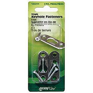 Hillman Fasteners 2Pksgl Ld Keyholehanger (Pack Of 10) Hooks Wall