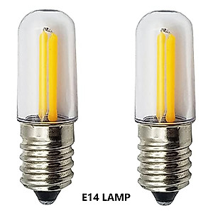 GutReise 5V USB to E14 Socket,2pcs E14 LED Bulbs 5V-6V Lamps for Table lamp Ceiling Christmas Star Home Decoration