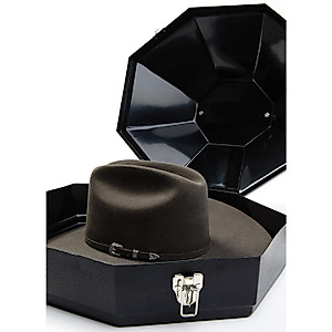 Western Hat Can Black 4" Brim