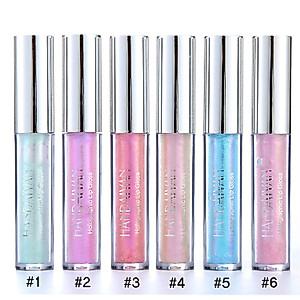 COOSA Glitter Liquid Lipsticks Set 6 color Diamond Shimmer Metallic Lipstick Waterproof Long Lasting Makeup Kit Face Eye Glow Shimmer Shinning Lip Gloss Set