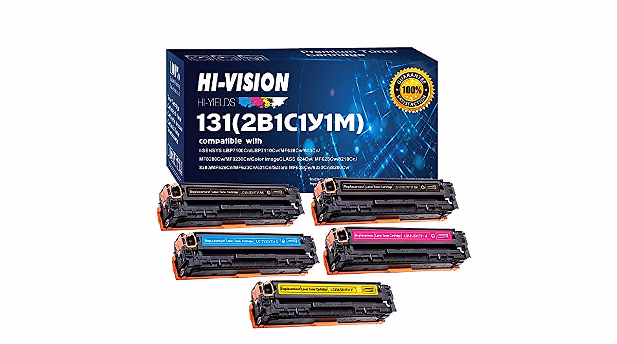 HI-VISION HI-YIELDS Compatible Toner Cartridge Replacement for 131 Used ...