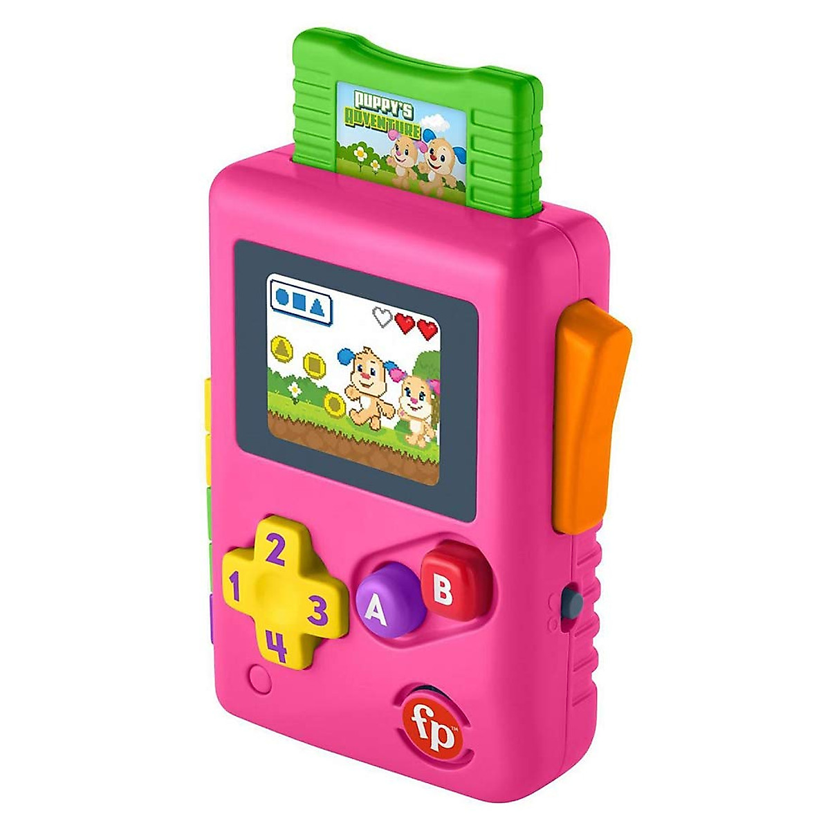 Fisher-Price Laugh & Learn Lil' Gamer - Pink Edition ~ Educational Activity Toy for Babies and Toddlers Inspired by Nintendo