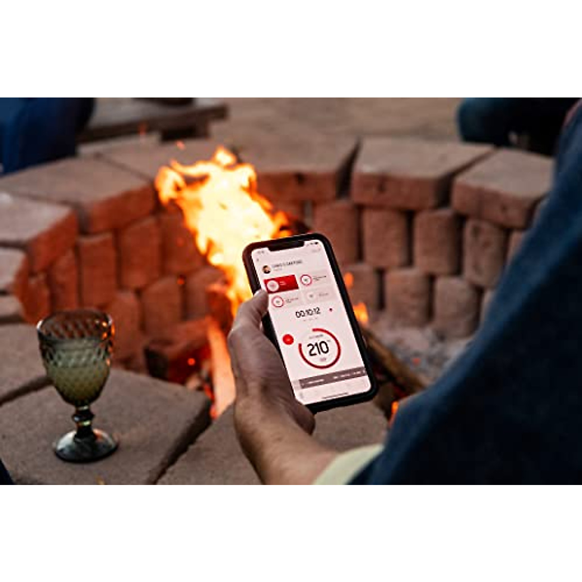 Oakford Premium 20" Wi-fi Wood Pellet Grill, Heavy Duty Smoker Pellet Grill, With Side Shelf, Blue Tooth Connectivity, 910-05001 Digital Pellet Grill by Nexgrill