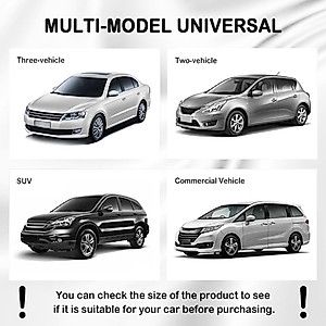 4 Layer Thickened Windshield Cover for Ice and Snow [Upgraded],All Season Car Windshield Snow Cover with Rear View Mirror Cover,Universal Car Snow Cover Car Accessories for Most Vehicles