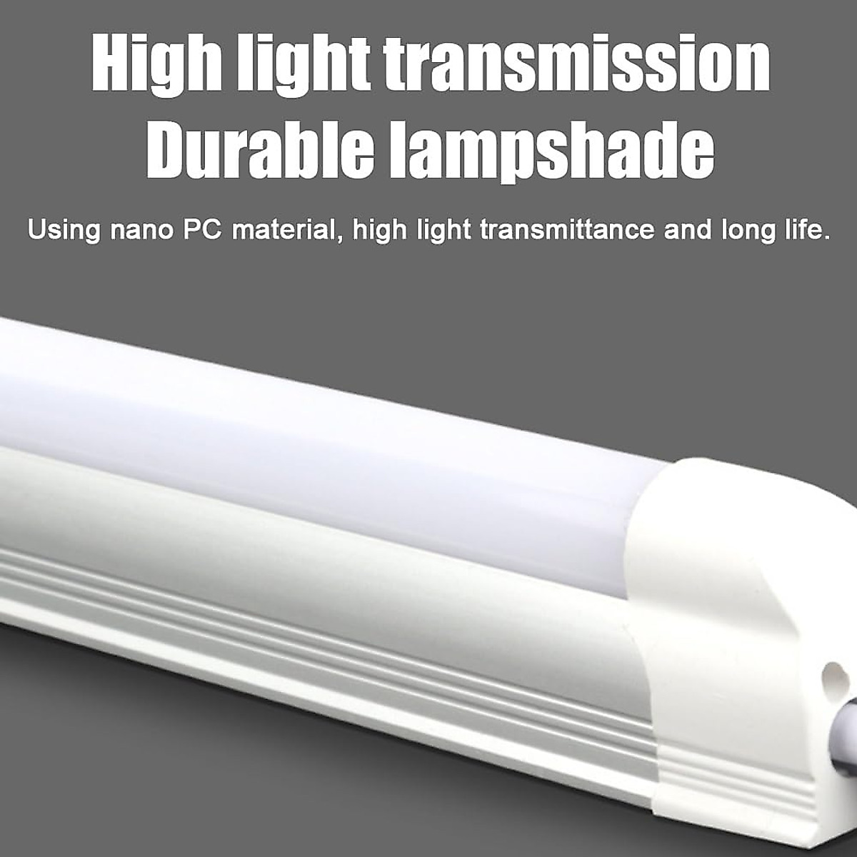 SHHUAOIL Machine LED Tube Light LED Work Light Industrial Lighting 24V/220V Energy Saving High Transmittance Good Stability Fast Heat Dissipation Suitable for CNC Machine Tool Lighting(220V,600MM)