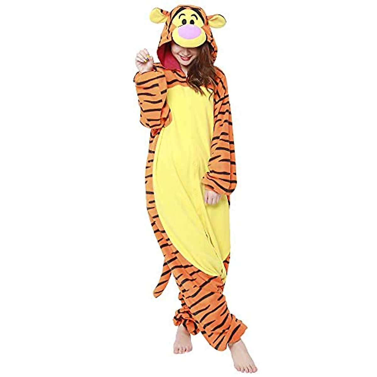 SAZAC Tigger Kigurumi - Onesie Jumpsuit Halloween Costume