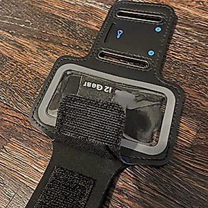 i2 Gear Adjustable Armband Compatible with iPod Nano 8th and 7th Generation Devices (Black)