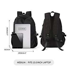 SEEKSOP Laptop Backpack for Men Work Business Backpack for Women Knapsack Computer Bags Fit 15.6" Laptop