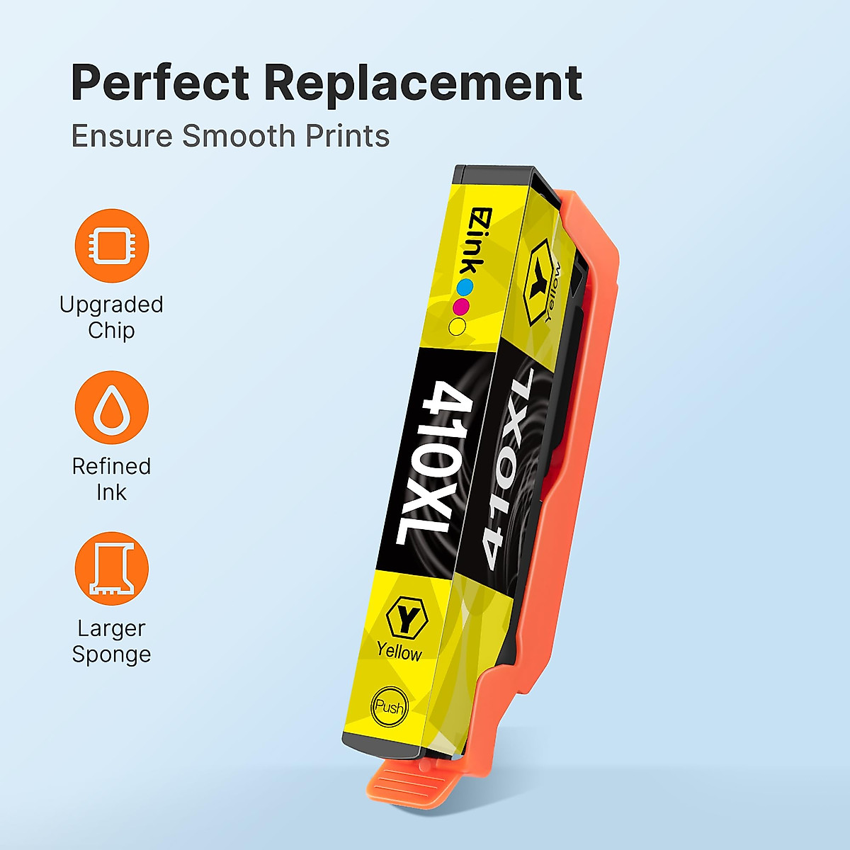 E-Z Ink (TM Remanufactured Ink Cartridge Replacement for Epson 410XL 410 XL T410XL High Yield to use with Expression XP-640 XP-830 XP-7100 XP-530 XP-630 XP-635 ( 1 Cyan, 1 Magenta, 1 Yellow, 3 Pack )