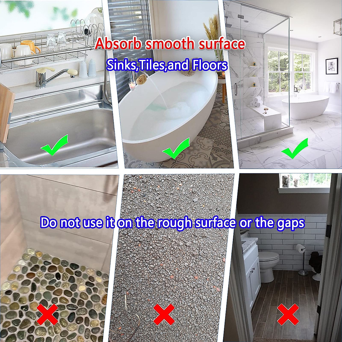 2 Pack Shower Drain Hair Catcher-Square 5.7 Inch Flat Durable Silicone Drain Hair Catcher, Shower Drain Hair Catcher with Suction Cups Easy to Install Bathroom,Bathtub,Kitchen (Gray)