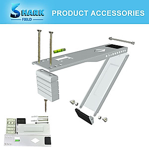 Air Conditioner Support Bracket, Premium AC Window Bracket, Up to 85 lbs. (White)