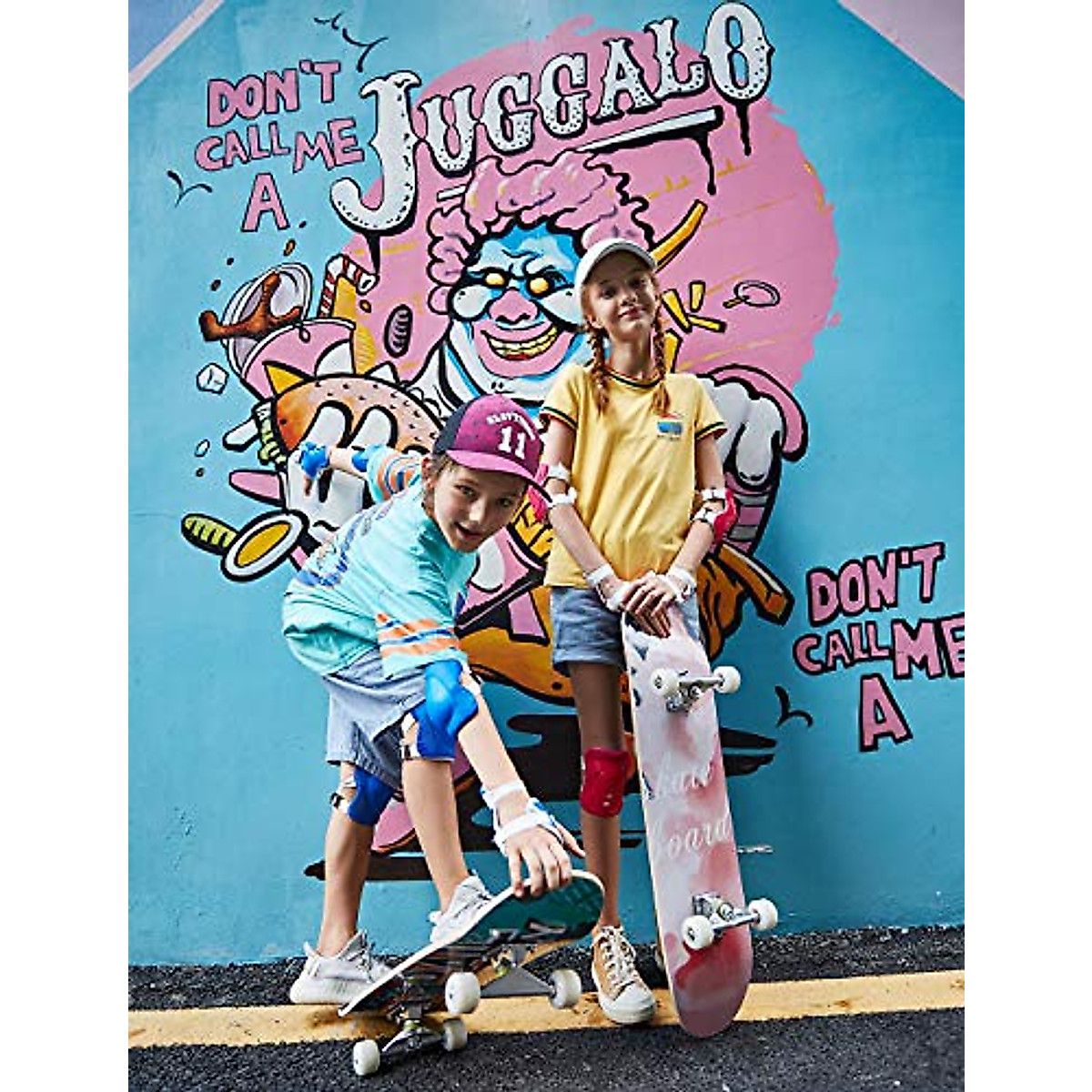 Hikole Skateboard - 31" x 8" Complete PRO Skateboard - Double Kick 7 Layer Canadian Maple Wood Adult Tricks Skate Board for Beginner, Birthday Gift for Kids Boys Girls 5 Up Years Old (Yellow Green)