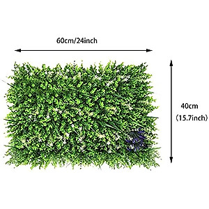HACSYP Expandable Faux Privacy Fence Artificial Ivy Garden Fence Screen 23.62×15.75 Inches | Artificial Garden Privacy Protective Screens for Outdoor Wall Garden