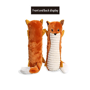 LTOHIRO Dog Toys/Unique Dog Toys/Squeaky Dog Toys/Dog Stuffed Animal Toy/Soft and Durable，Suitable for Small, Medium and Large Dog Plush Toys (Squirrel)