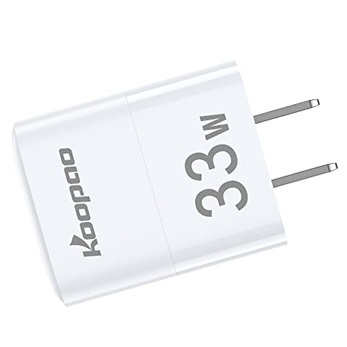 USB C Charger-Plugs for iPhone Charger,KOOPAO 33W Dual Port Charger Blocks Support PD Charge QC Charge Compatible with iPhone 13/Samsung S21/S20/Google Pixel 6/5 ect