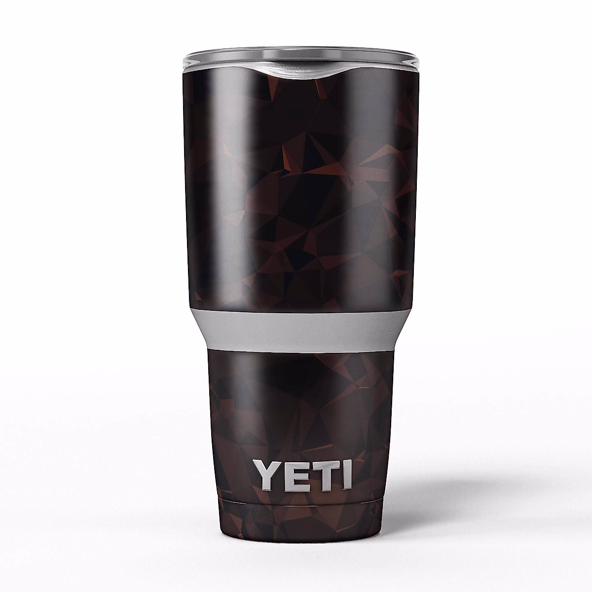 Design Skinz Dark Geometric V1 - Skin Decal Vinyl Wrap Kit Compatible with The Yeti Rambler Cooler Tumbler Cups