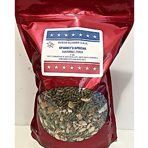 Squirrel/Chipmunk 'SPARKY'S Special' Premium Squirrel Food (2 LB)