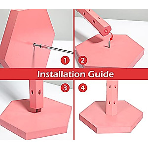 Webake Cake Pop Stand, 48 Holes Wood Lollipop Tree Holder Display Stand Wooden Sucker Cake Pop Drying Stand for Wedding Birthday Baby Shower Parties