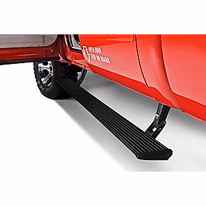 AMP Research RealTruck PowerStep Plug-N-Play | Fits 2017 - 2019 Ford F-250/F-350/F-450 Super Duty | 76235-01A | Ergonomic, Rust-Proof Aluminum, True Flush Mount
